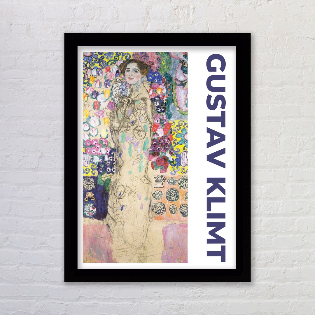 Portrait of Maria Munk by Gustav Klimt Art Nouveau Poster Print ...