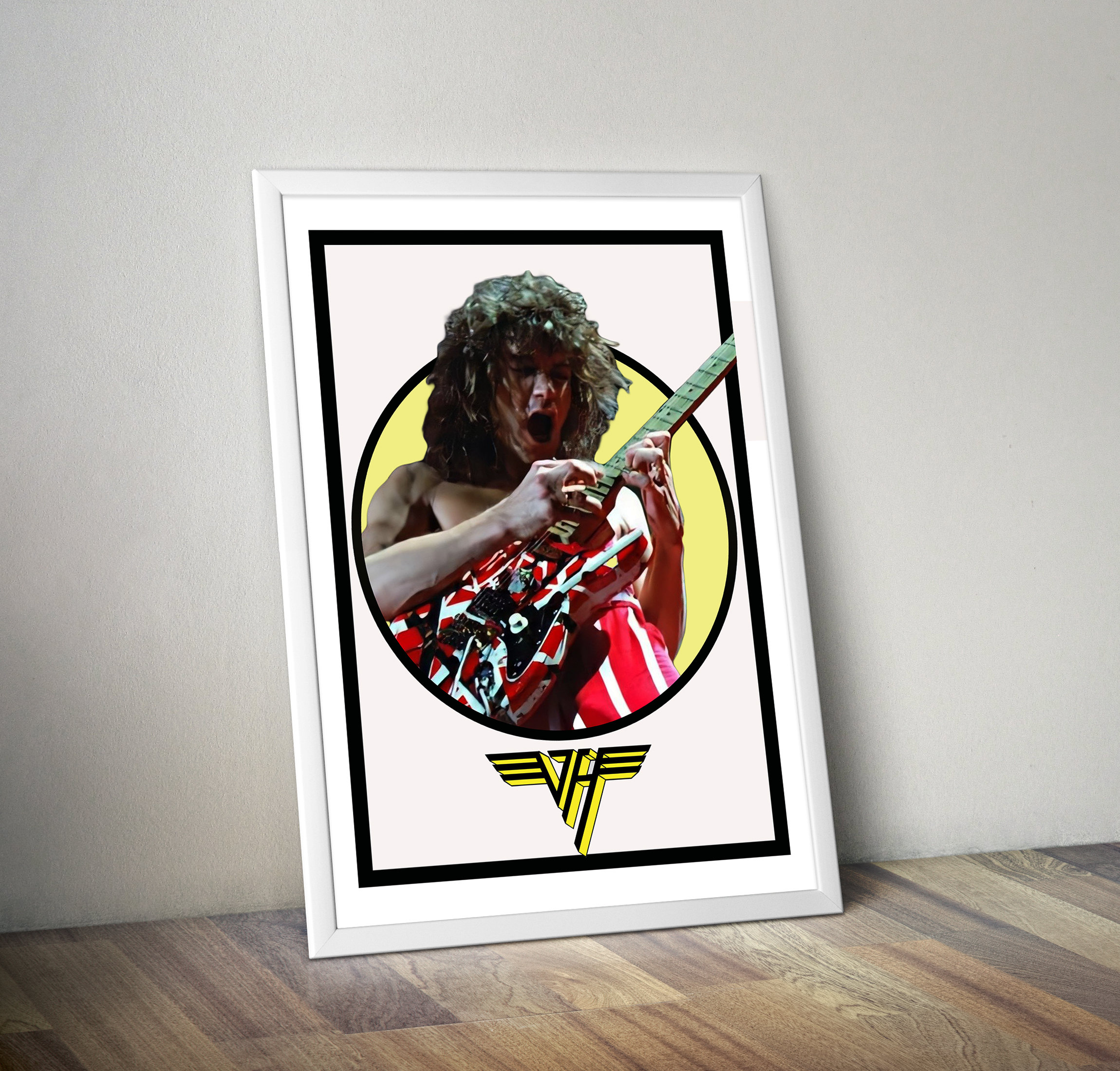 Eddie Van Halen Wall Art Poster Print | Etsy