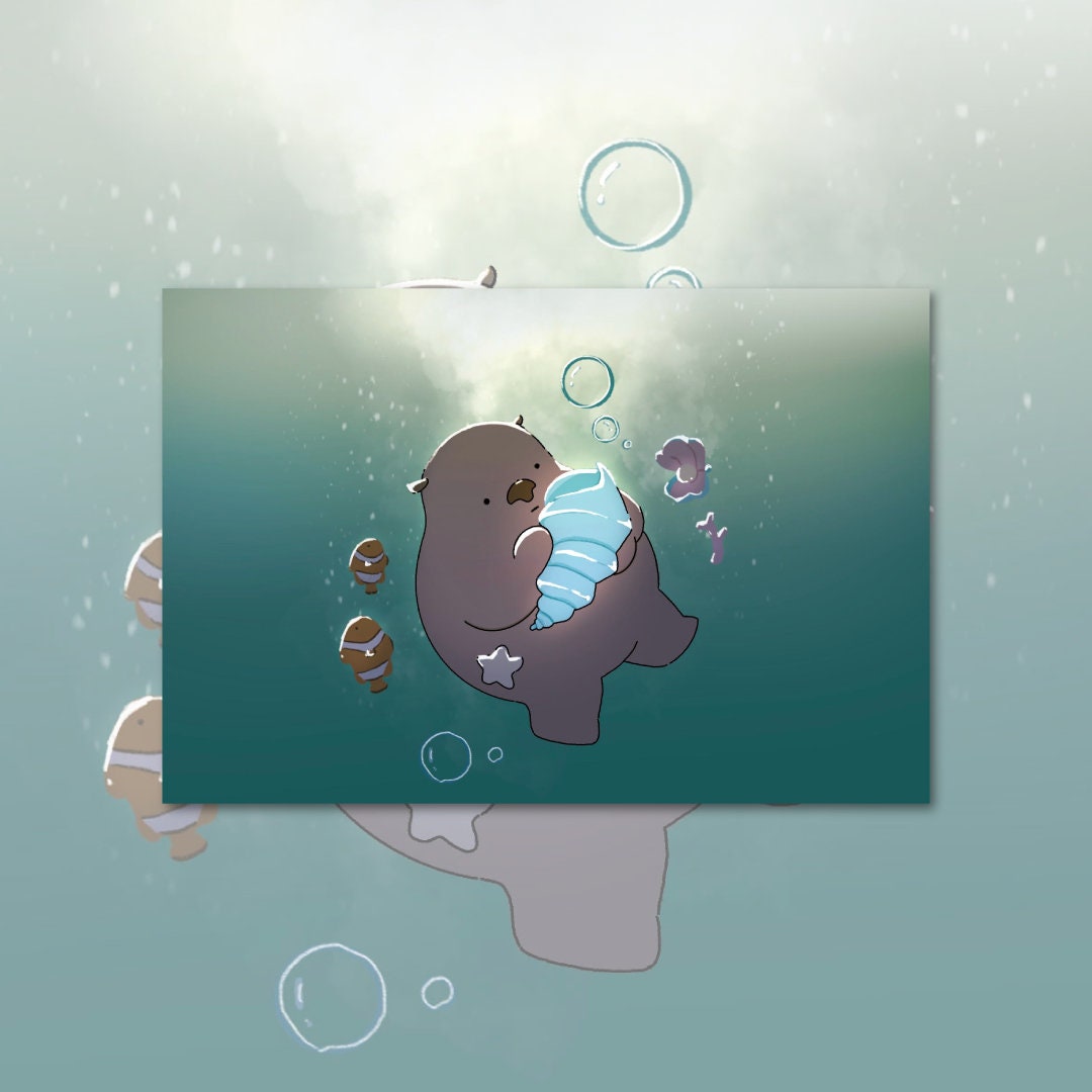 Wombat Wombu's Marine Marvel Dive Into the Deep Blue - Etsy Australia