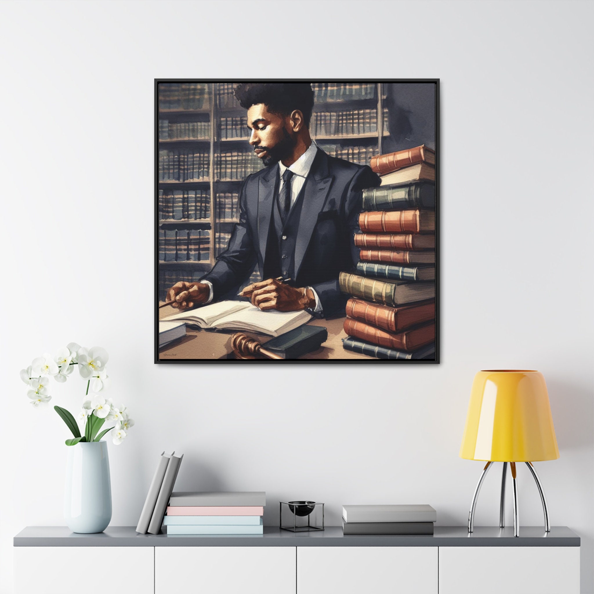 African American Black Man Lawyer-attorney Christmas, Legal Gift, Law ...