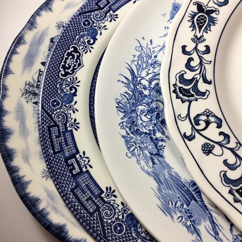 Mismatched Dinner Plates - Etsy