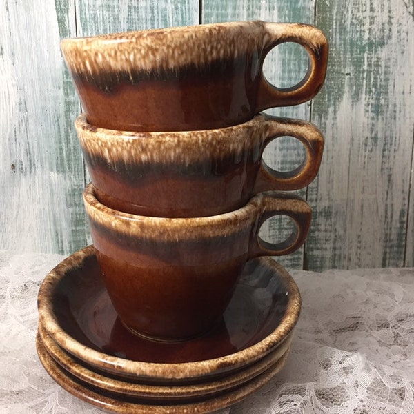 Brown Drip Dishes - Etsy