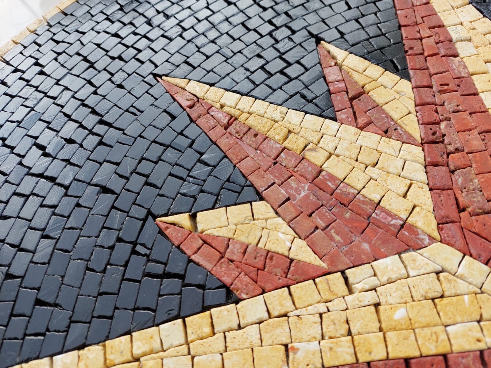 Handmade Marble Compass Rose Nautical Mosaic Medallion - Etsy