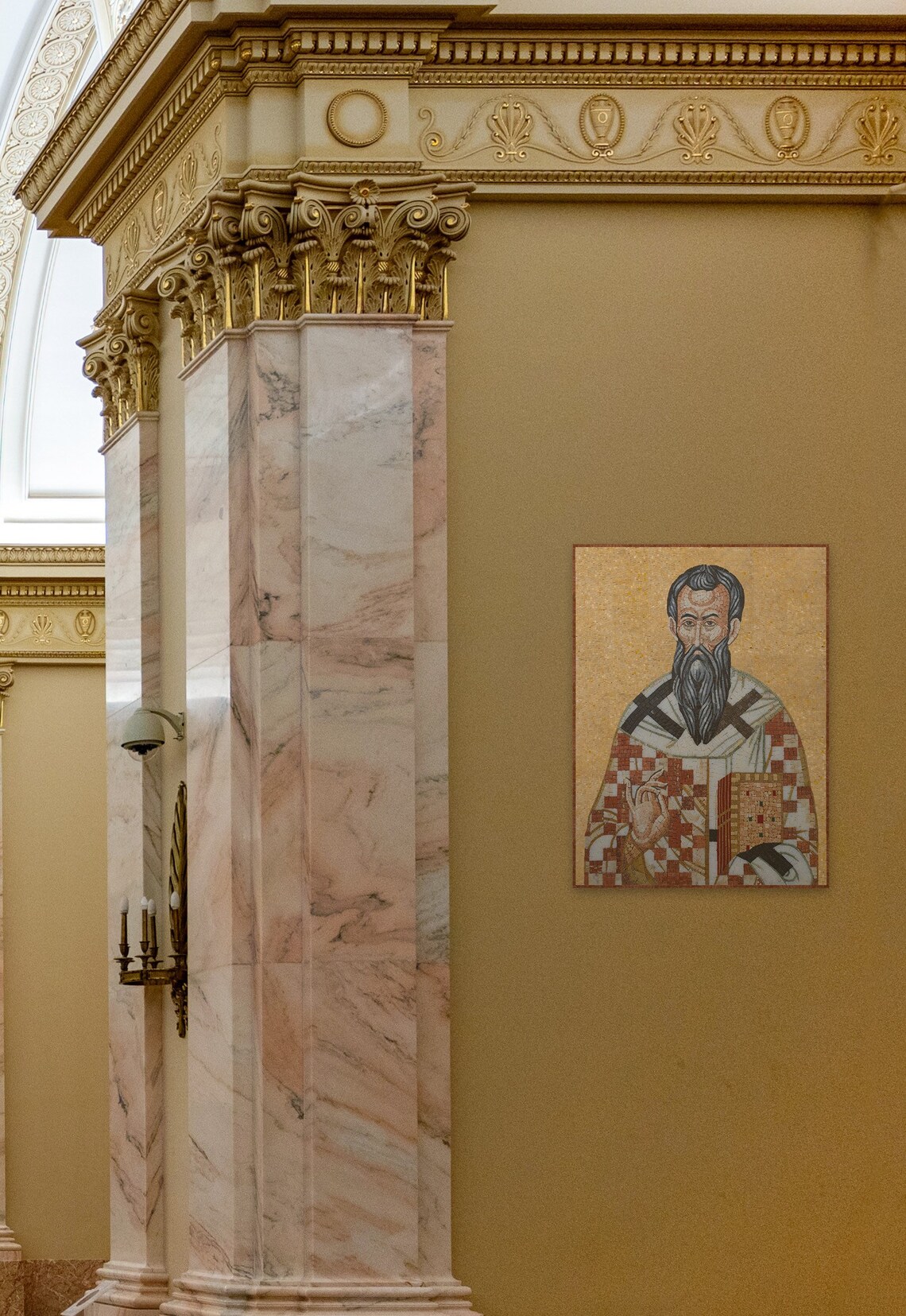 Christian Mosaic Art Portrait of Saint Mosaic Wall Tile - Etsy