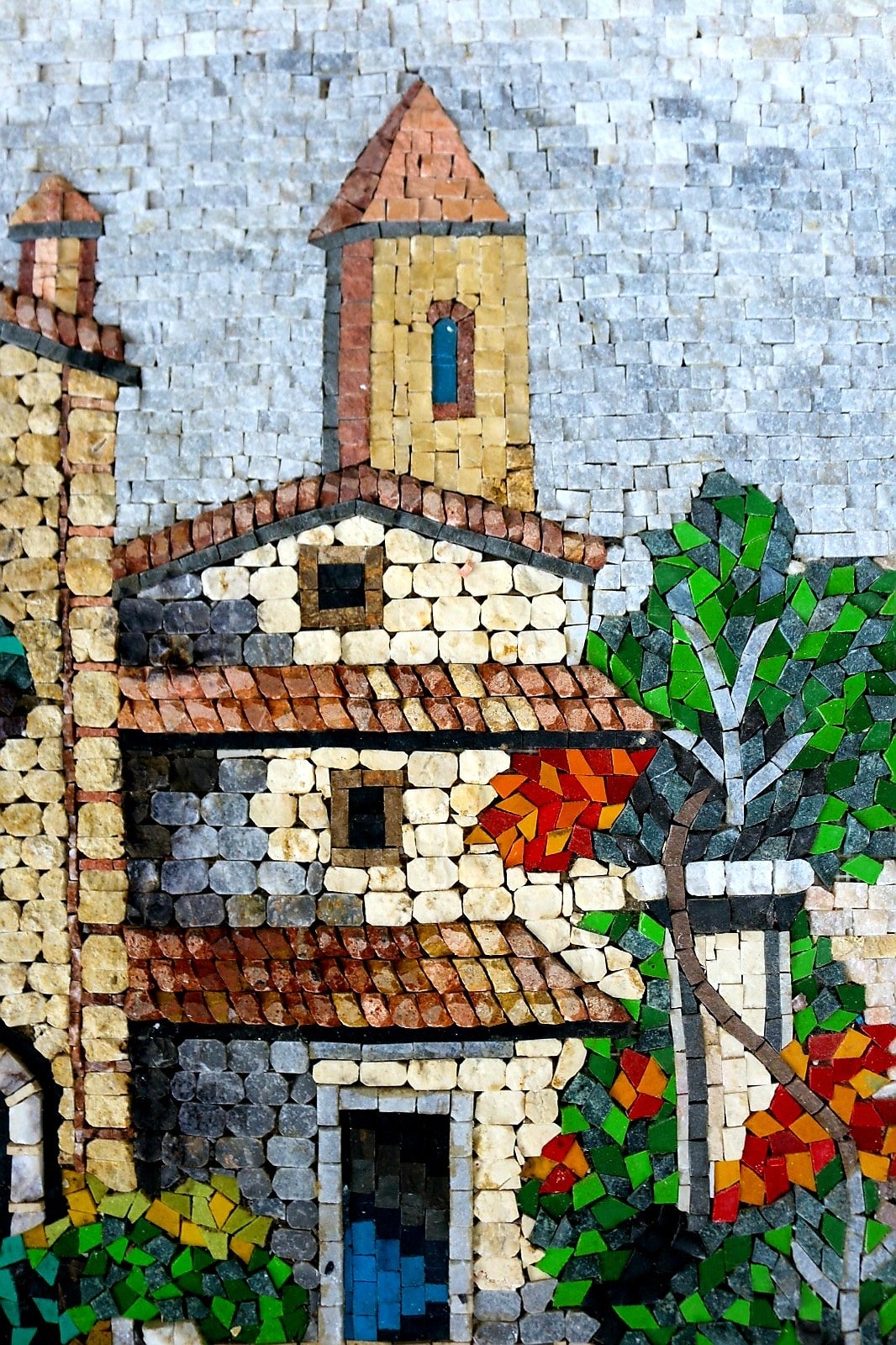 Mosaic Design Wall Art Landscape Handmade Mosaic Mural - Etsy