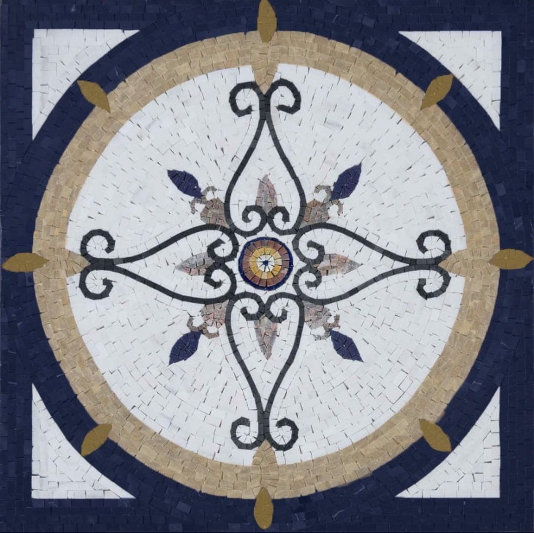 Handmade Mosaic Tile Marble Mosaic Flooring Tiles - Etsy