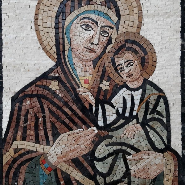 Jesus and Mary Tiles - Etsy