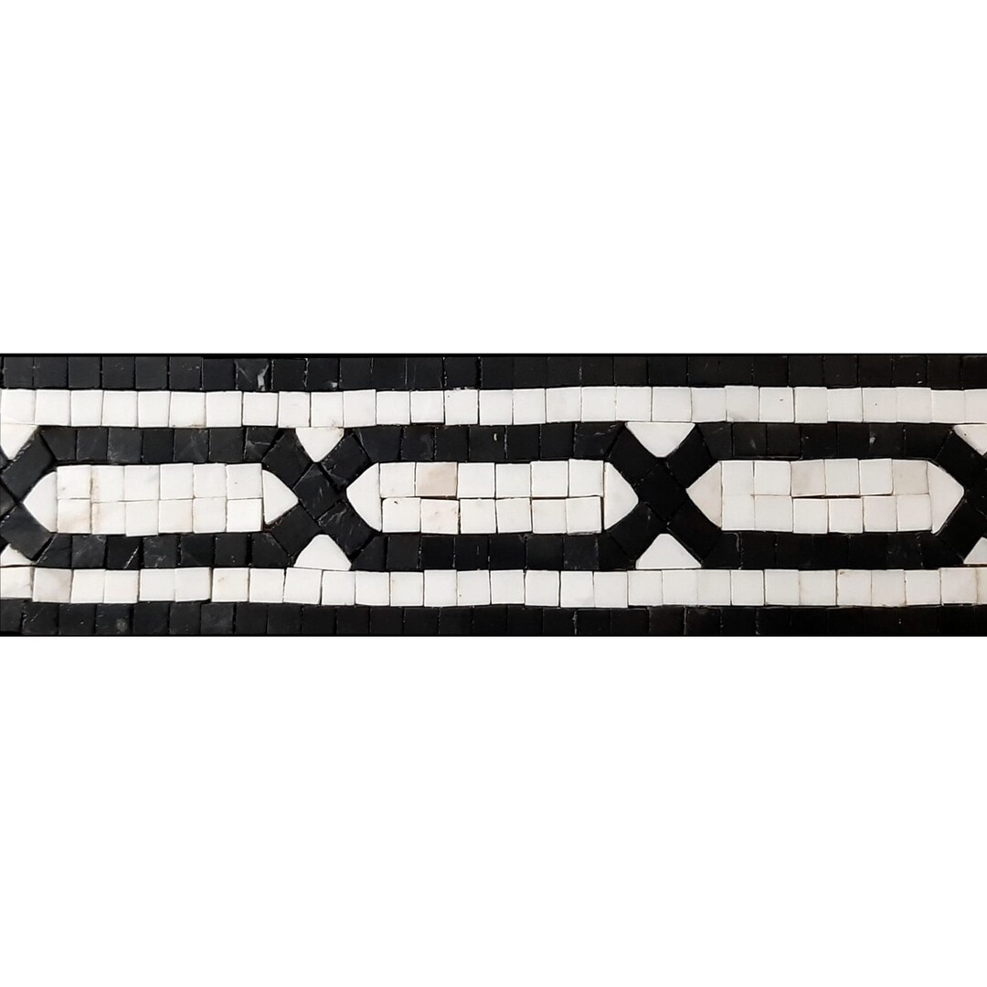 Handmade Pattern Marble Mosaic Border Design Art Tile Décor - Etsy
