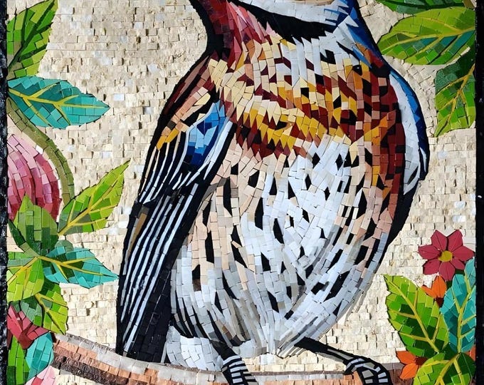 Hoopoe Mosaic Wall Art Handmade Marble Mosaics Art Mosaic Bird Art - Etsy
