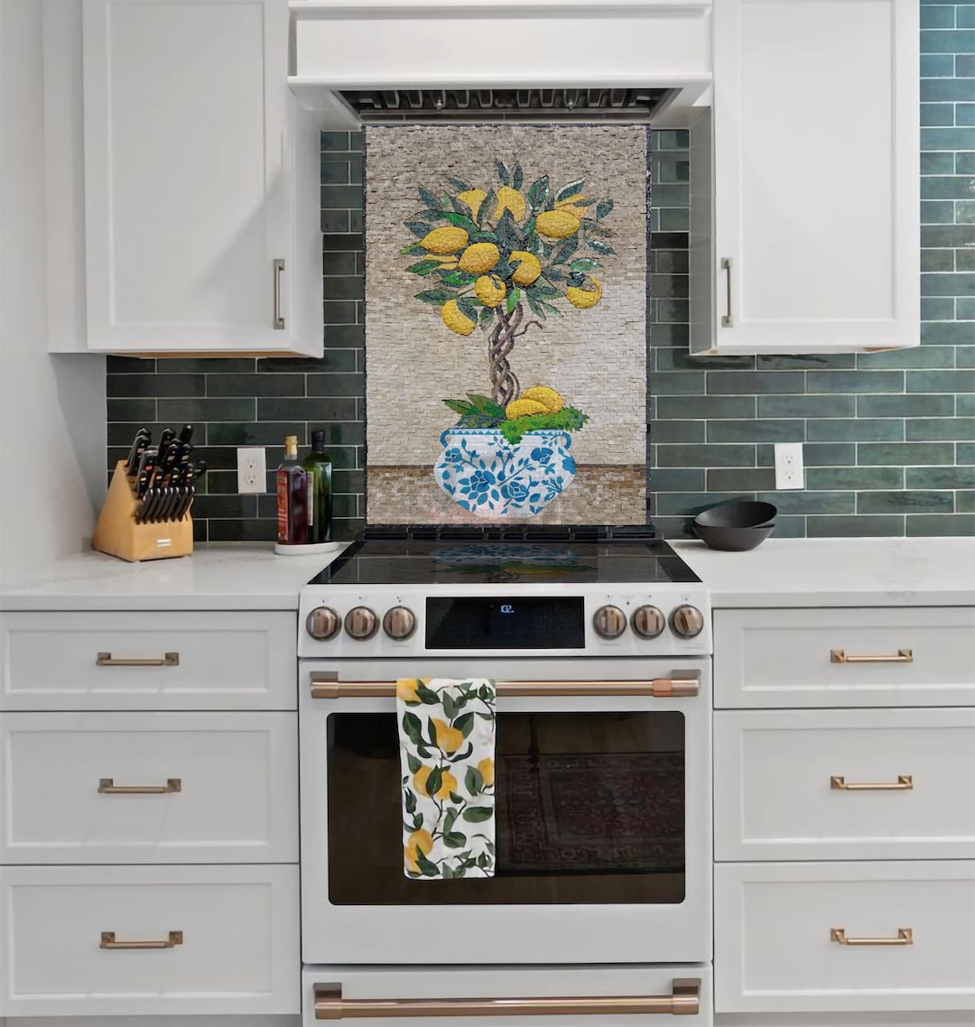 Lemon Tree Tiles, Mosaic Backsplash for Kitchen, Kitchen Backsplash ...