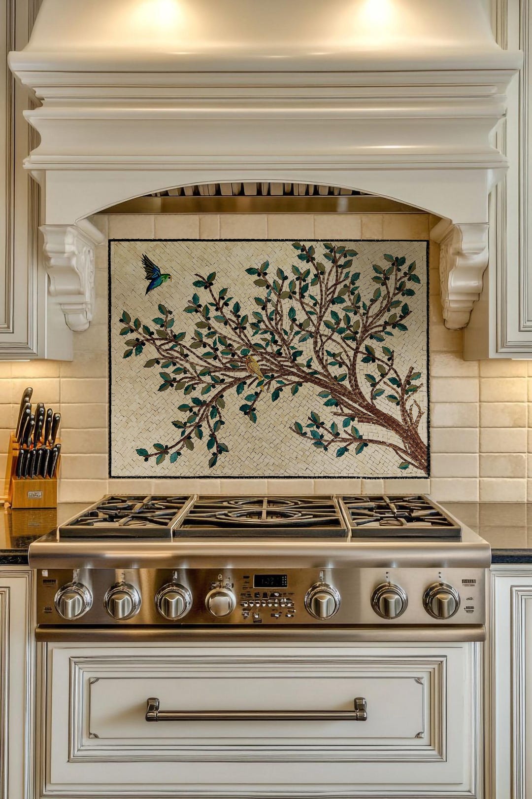 Kitchen Backsplashes, Olive Tree With Branches, Stove Back Cover ...