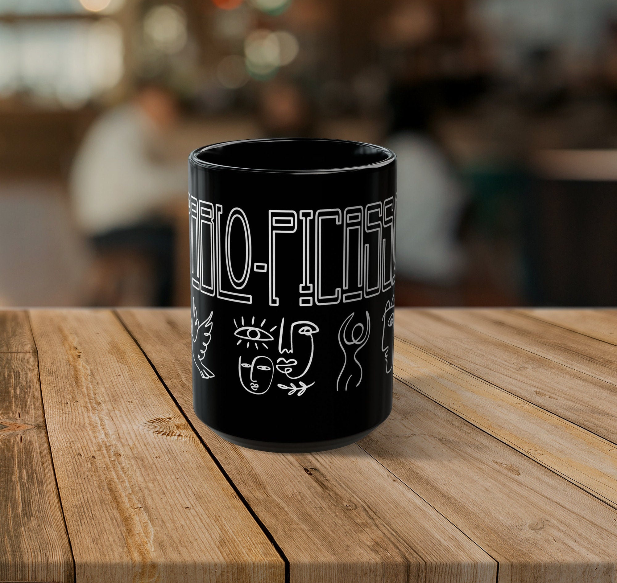 Pablo Picasso Black Mug - Dove of Peace, Picasso's Women, Ladies of ...