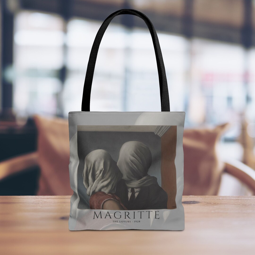 Rene Magritte Tote Bag - the Lovers Tote Bag - Tote Bag - Shoulder Tote ...