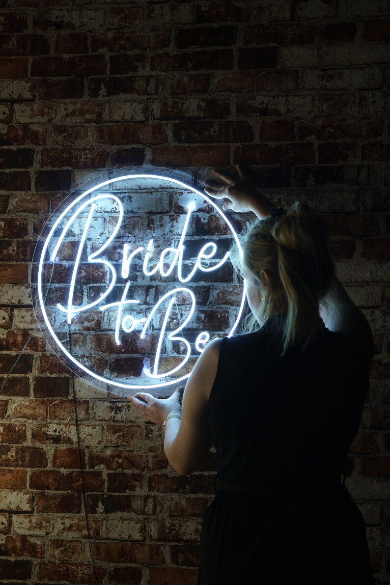 Custom Bride to Be Neon Sign Bridal Shower Signage Bridal - Etsy