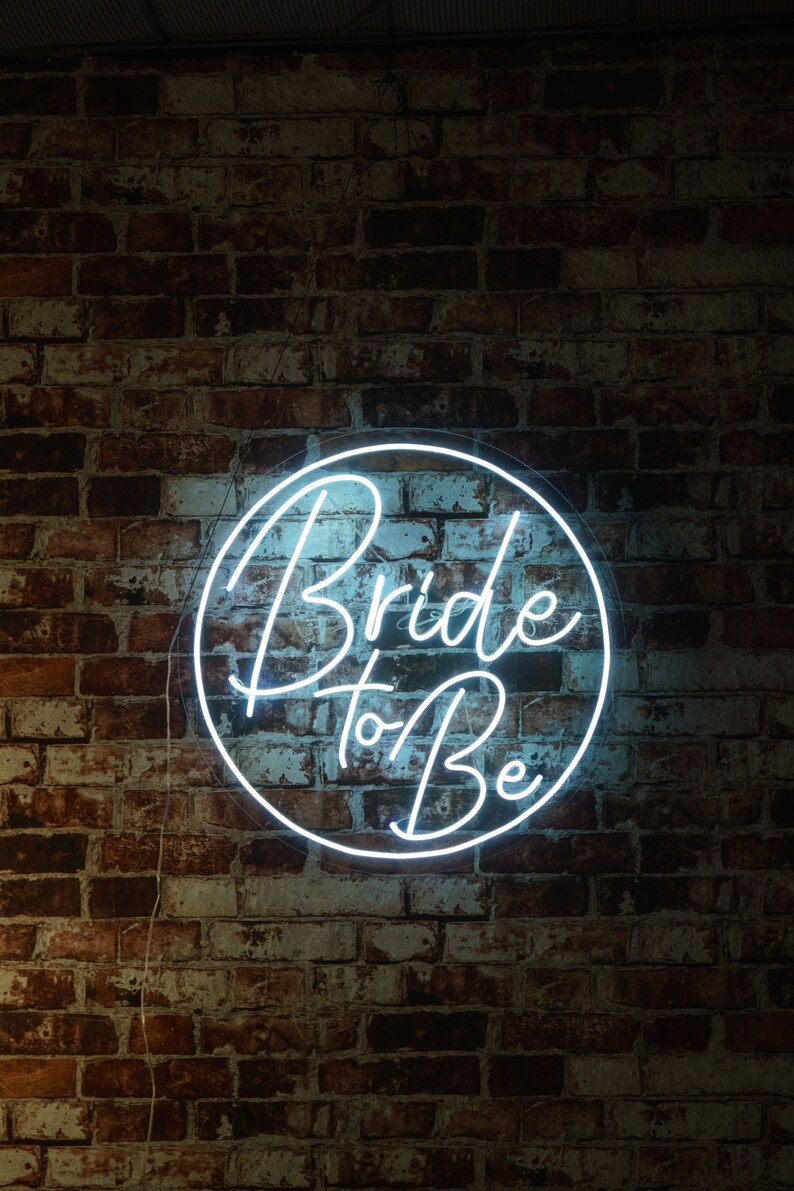 Custom Bride to Be Neon Sign Bridal Shower Signage Bridal - Etsy