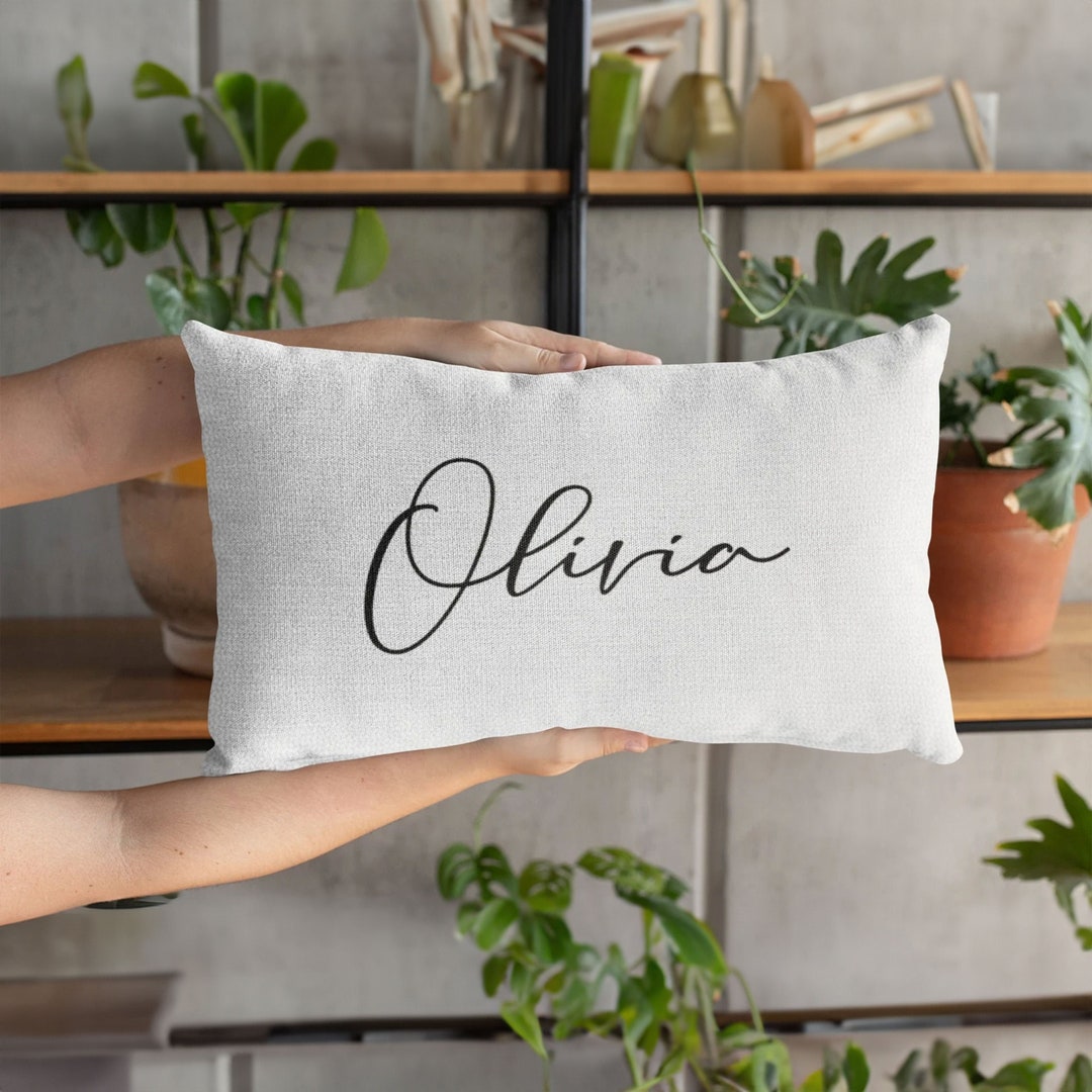 Name Pillow Personalized Name Pillow Custom Name Pillow - Etsy