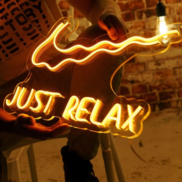 Relax Sign - Etsy