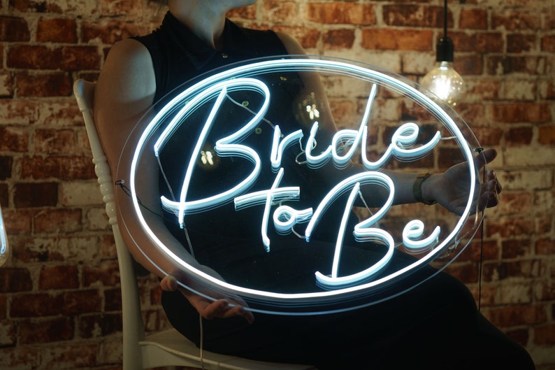 Custom Bride to Be Neon Sign Bridal Shower Signage Bridal - Etsy