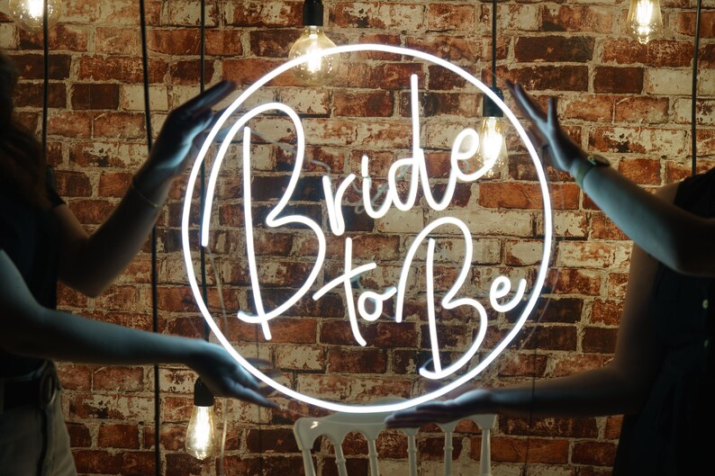 Custom Bride to Be Neon Sign Bridal Shower Signage Bridal - Etsy