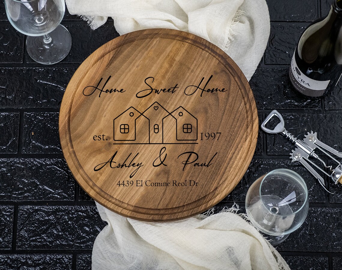 Personalized Sweet Home Cutting Board Custom Charcuterie - Etsy