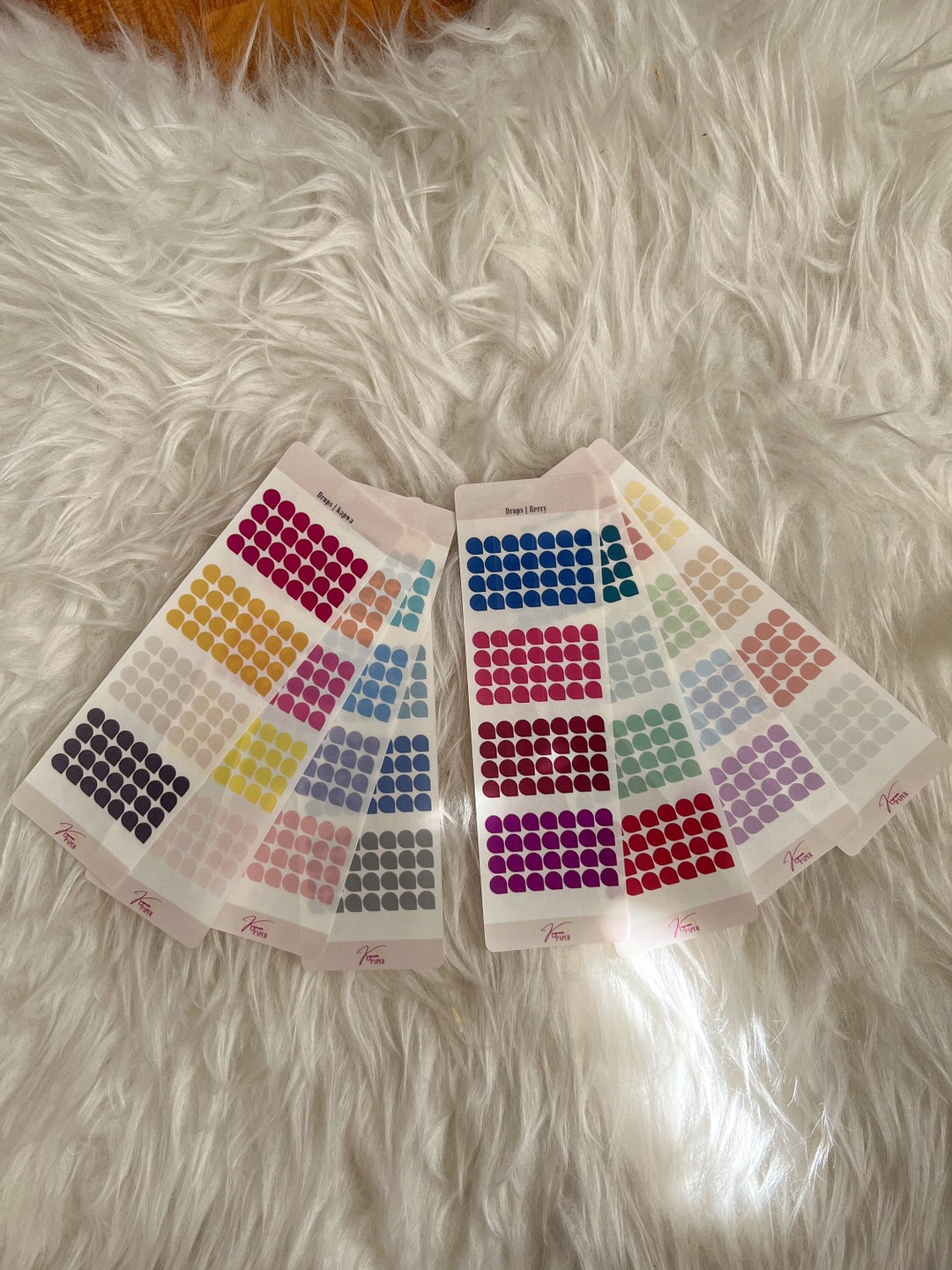 Mini Teardrop Sticker Sheets Create Your Own Bundle || Raindrop ...