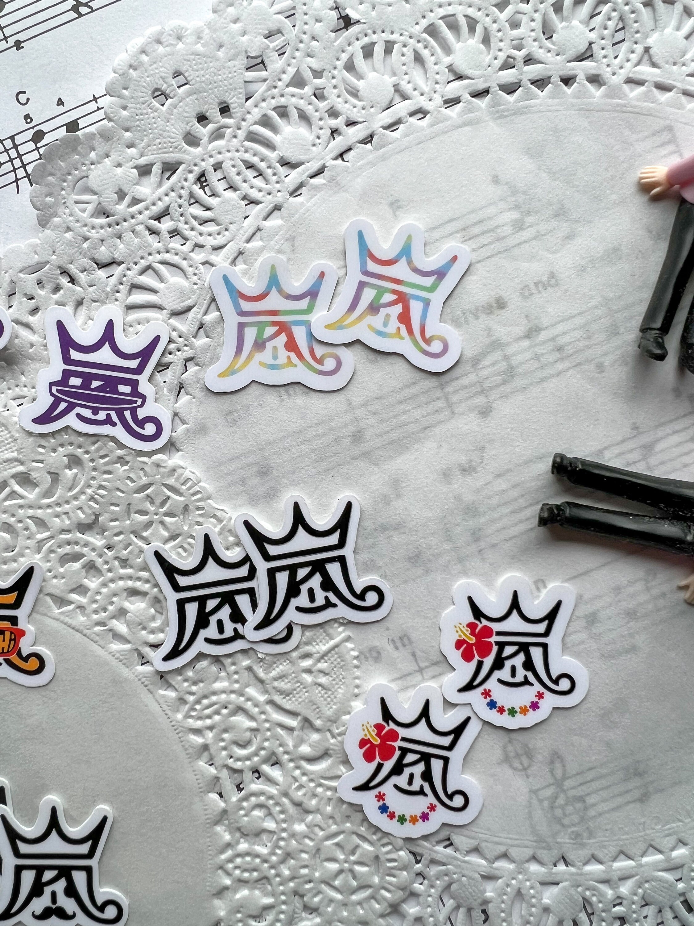 Arashi Concert 嵐 Mark Small Waterproof Sticker Pack Starto Japan J-pop ...