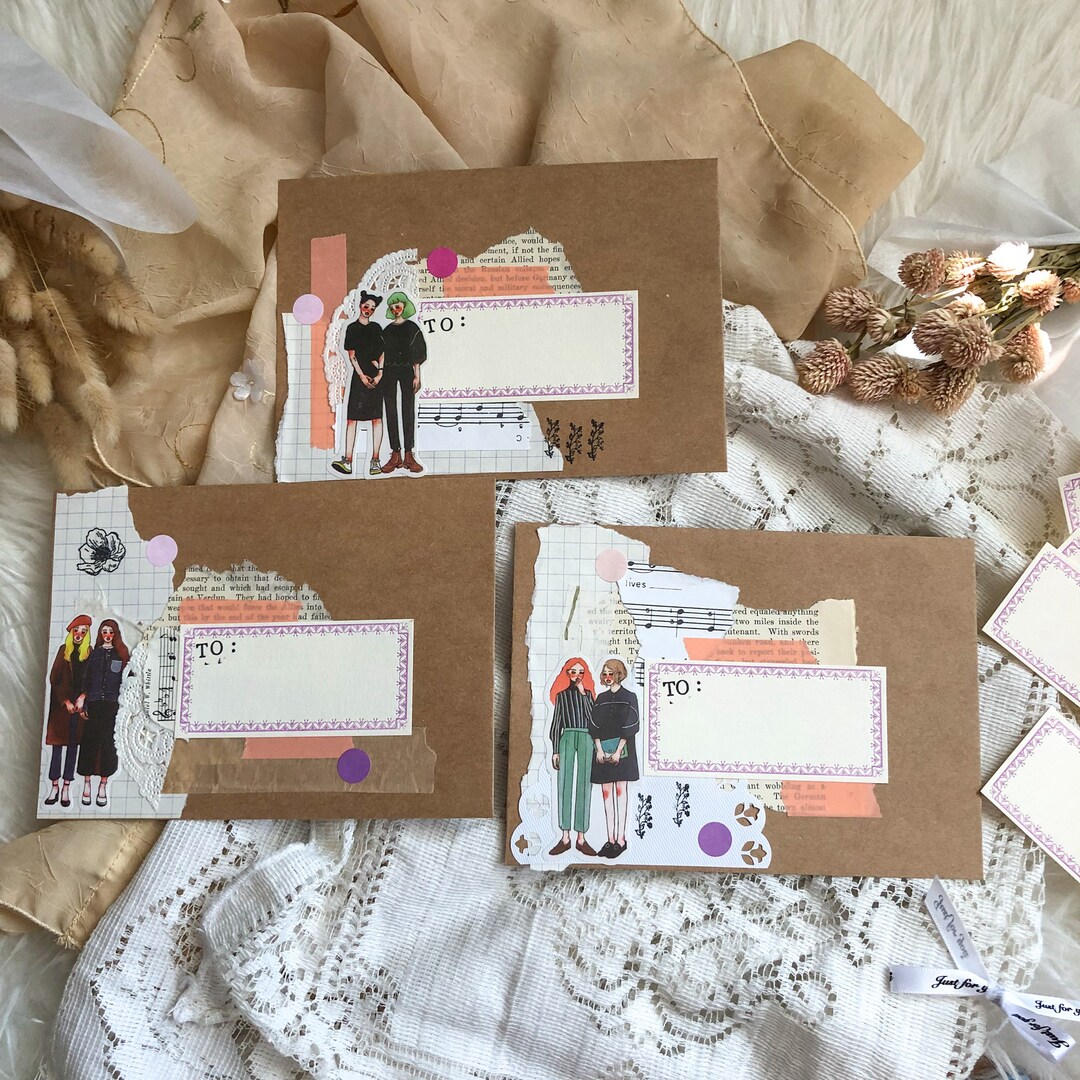 Premade Hand-decorated Envelope Handmade Penpal Snailmail - Etsy