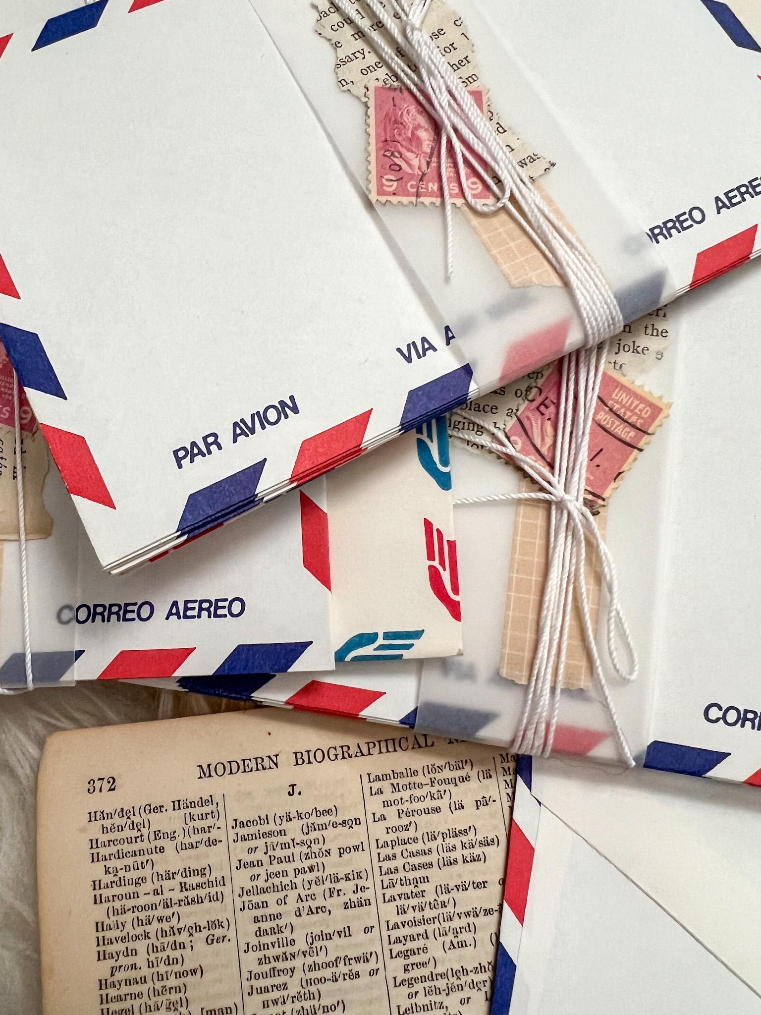 Vintage Airmail Envelopes and Label Pack Bundle of 10 || Unused via ...