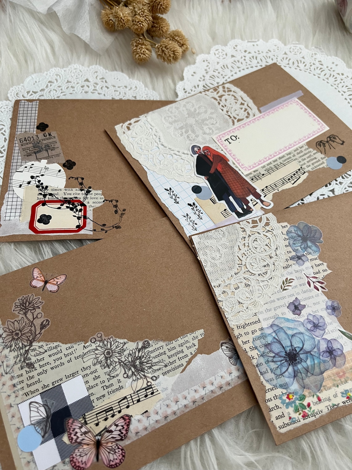 Premade Hand-decorated Envelope Handmade Penpal Snailmail - Etsy