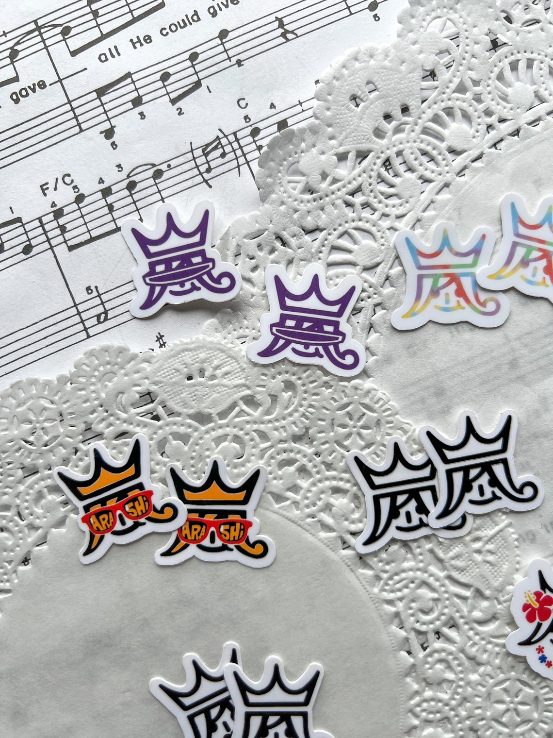 Arashi Concert 嵐 Mark Small Waterproof Sticker Pack || Starto Japan J ...