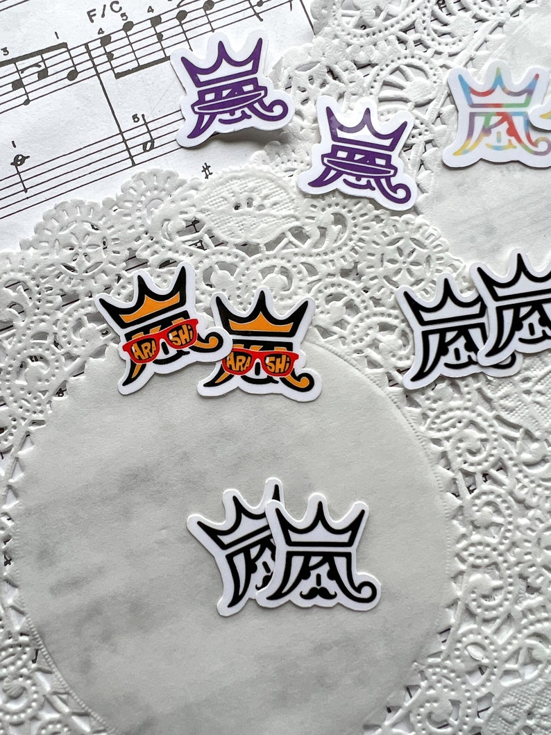 Arashi Concert 嵐 Mark Small Waterproof Sticker Pack Starto Japan J-pop ...
