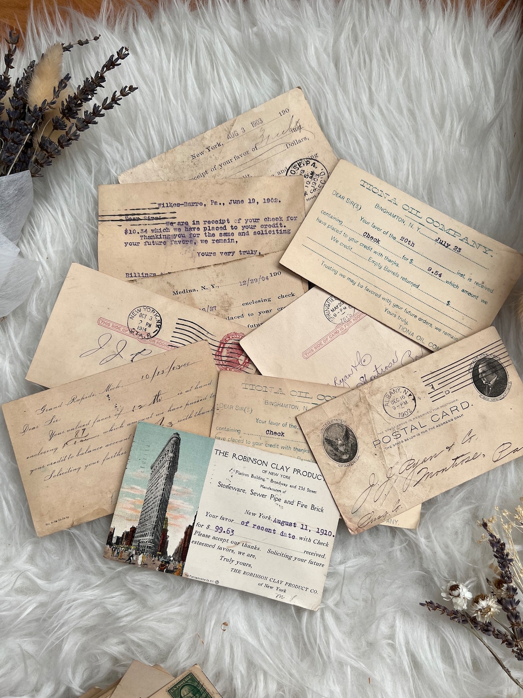 Late 1800s/early 1900s Antique Postcards- Set of 4 || Antique Paper ...