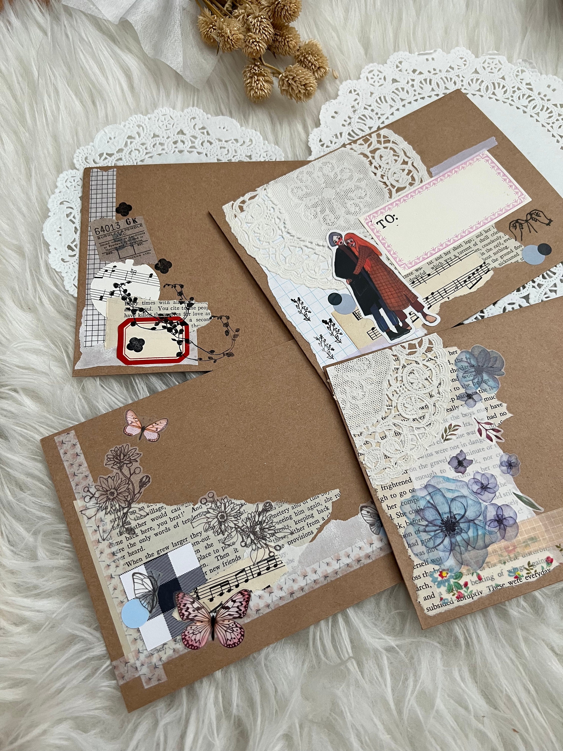 Premade Hand-decorated Envelope Handmade Penpal Snailmail - Etsy