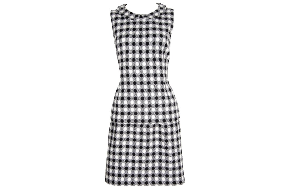 2000s Antoni & Alison Polka Dot Tweed Two Piece Set / Sleeveless Peter ...