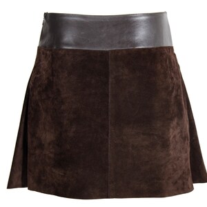 F/W 2002 Simultaneous Leather Skirt / Vintage Simultaneous Buckle Belt ...