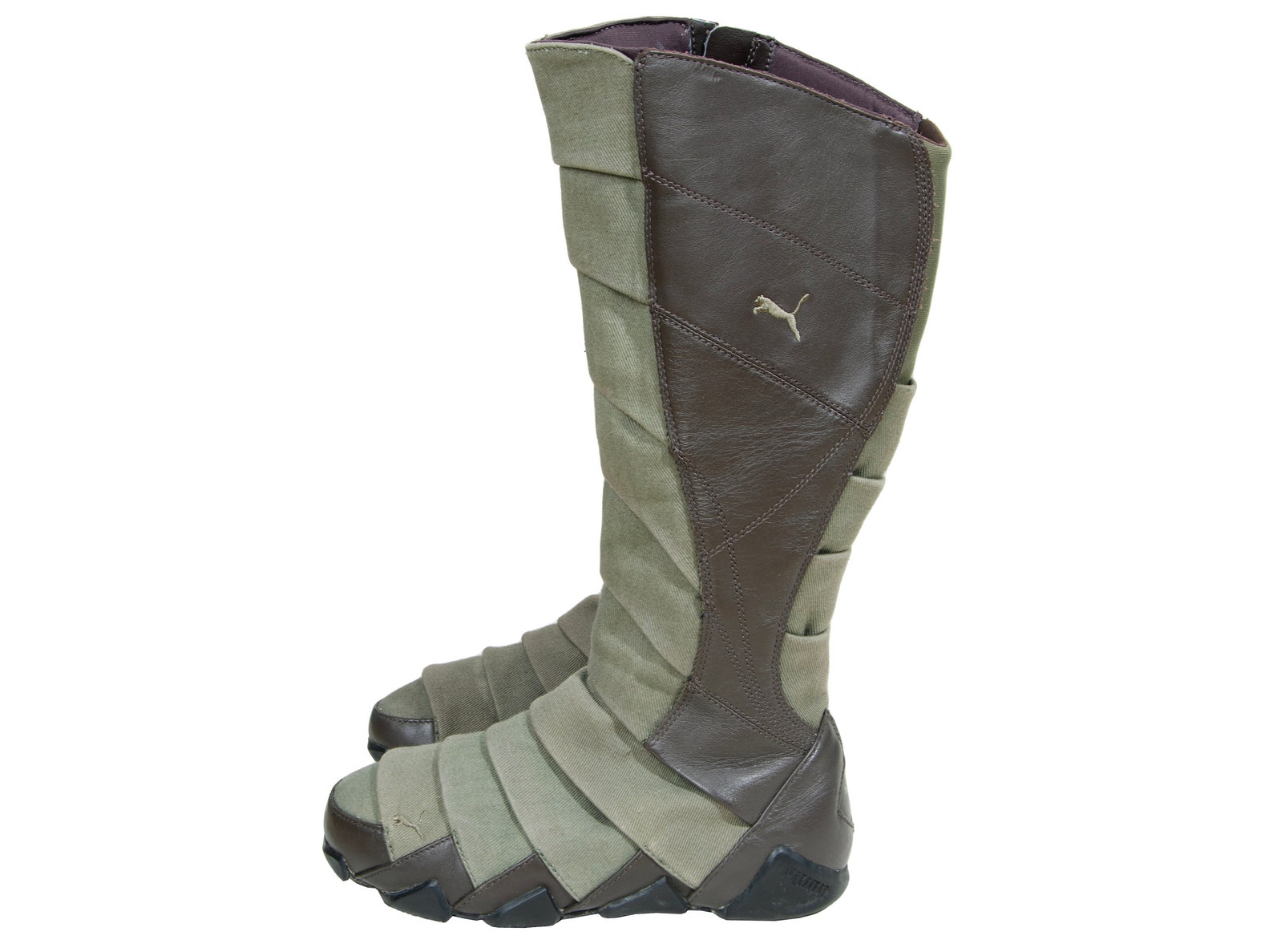 Puma Satori Alto Japanese Armor Style Khaki Green Canvas and - Etsy