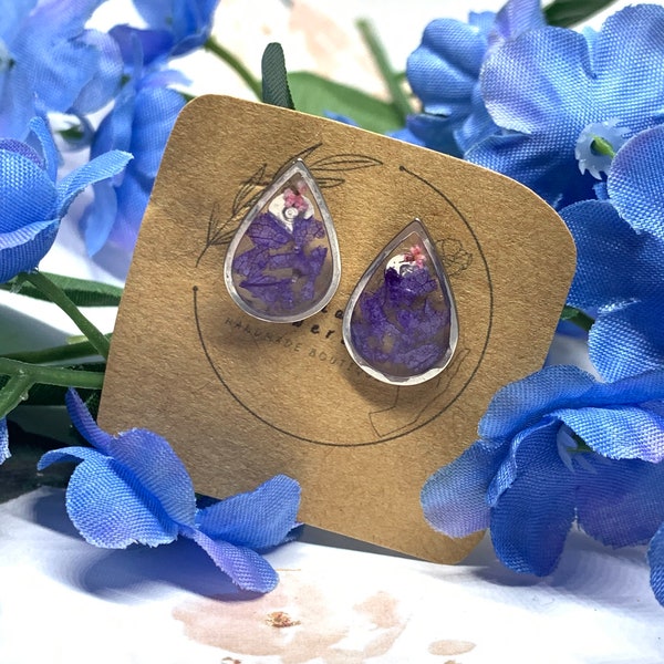 Pressed Flower Jewelry - Etsy