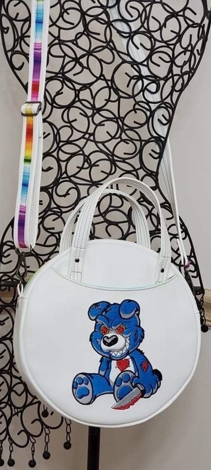 Killer Psycho Bear Machine Embroidery - Etsy