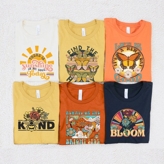 Colorful Happy Tees - Etsy