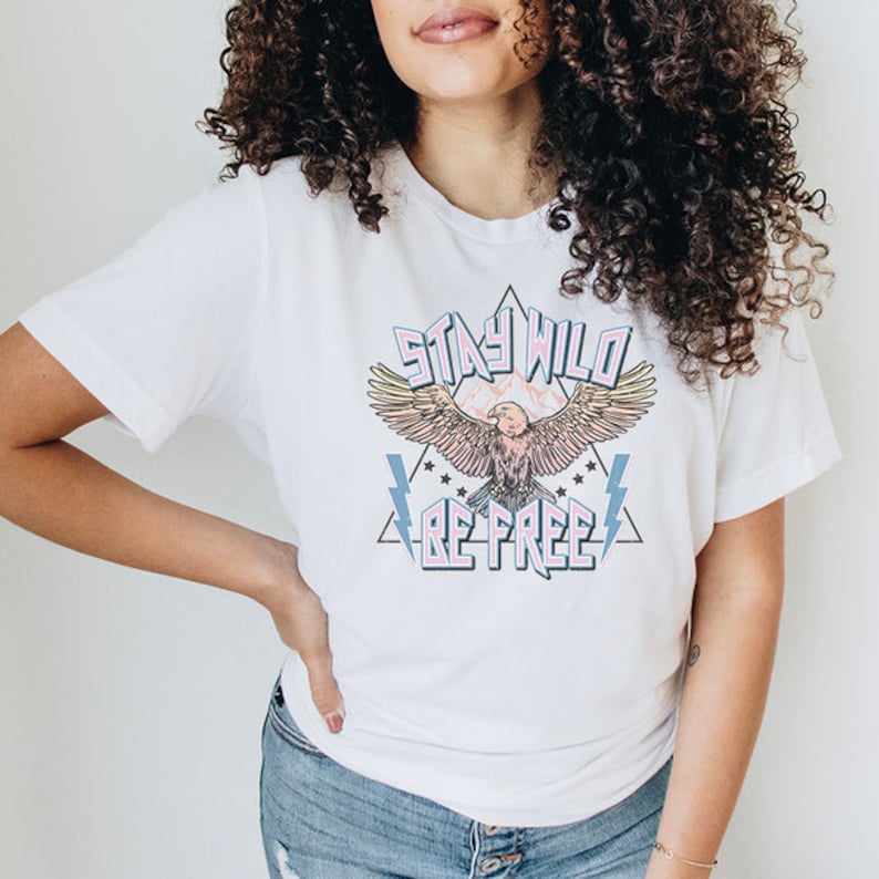 Colorful Graphic Tees 8 Designs - Etsy