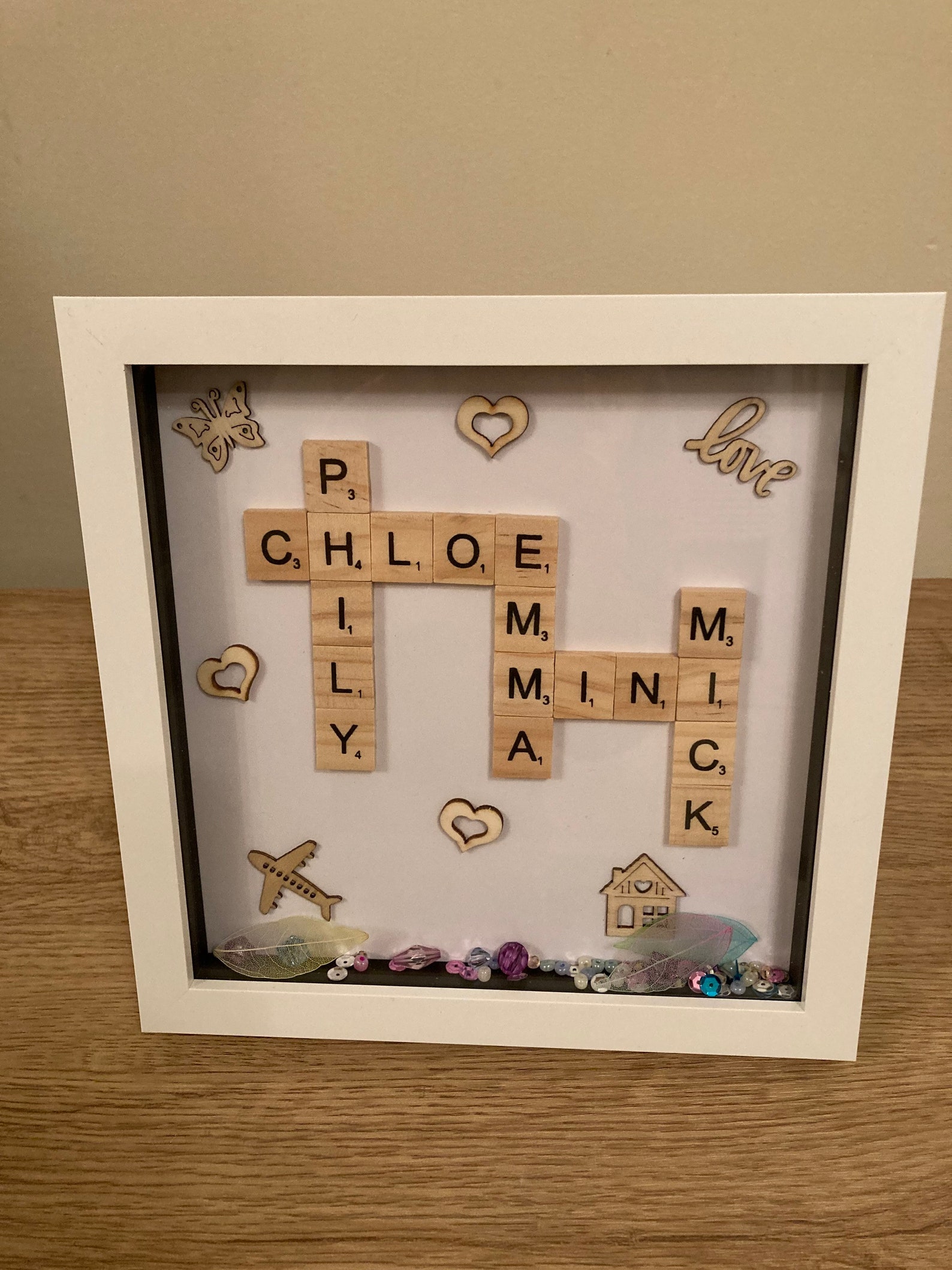 Personalised Scrabble Frame - Etsy