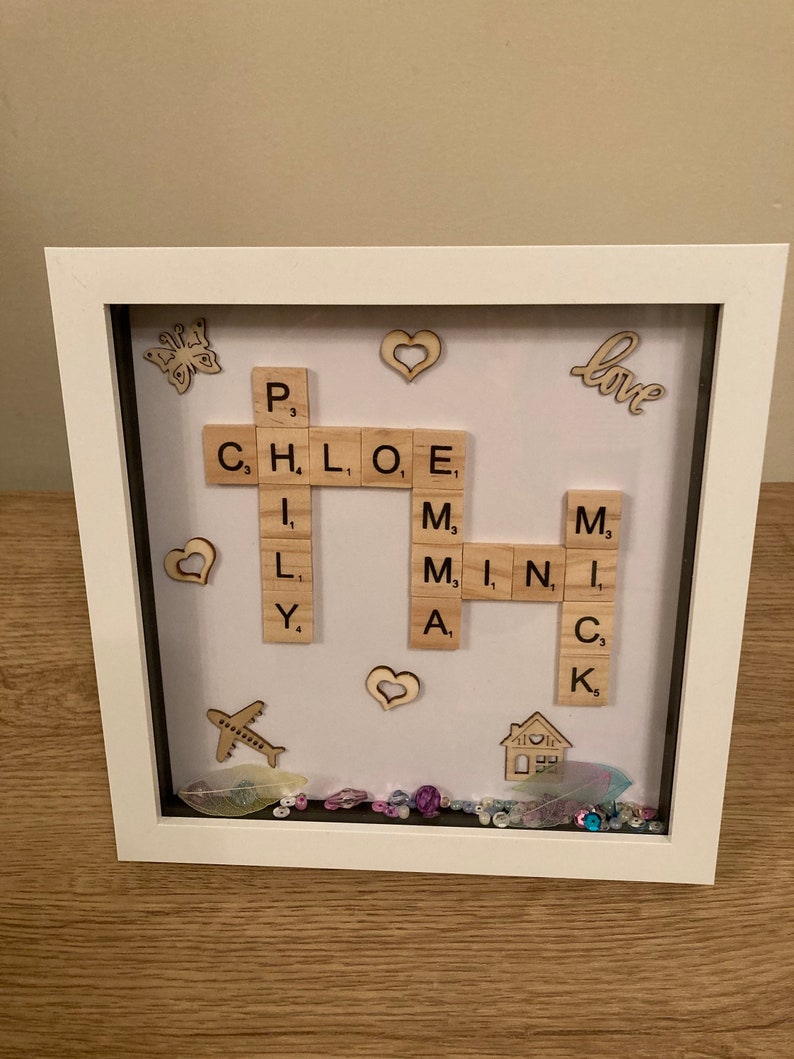 Personalised Scrabble Frame - Etsy