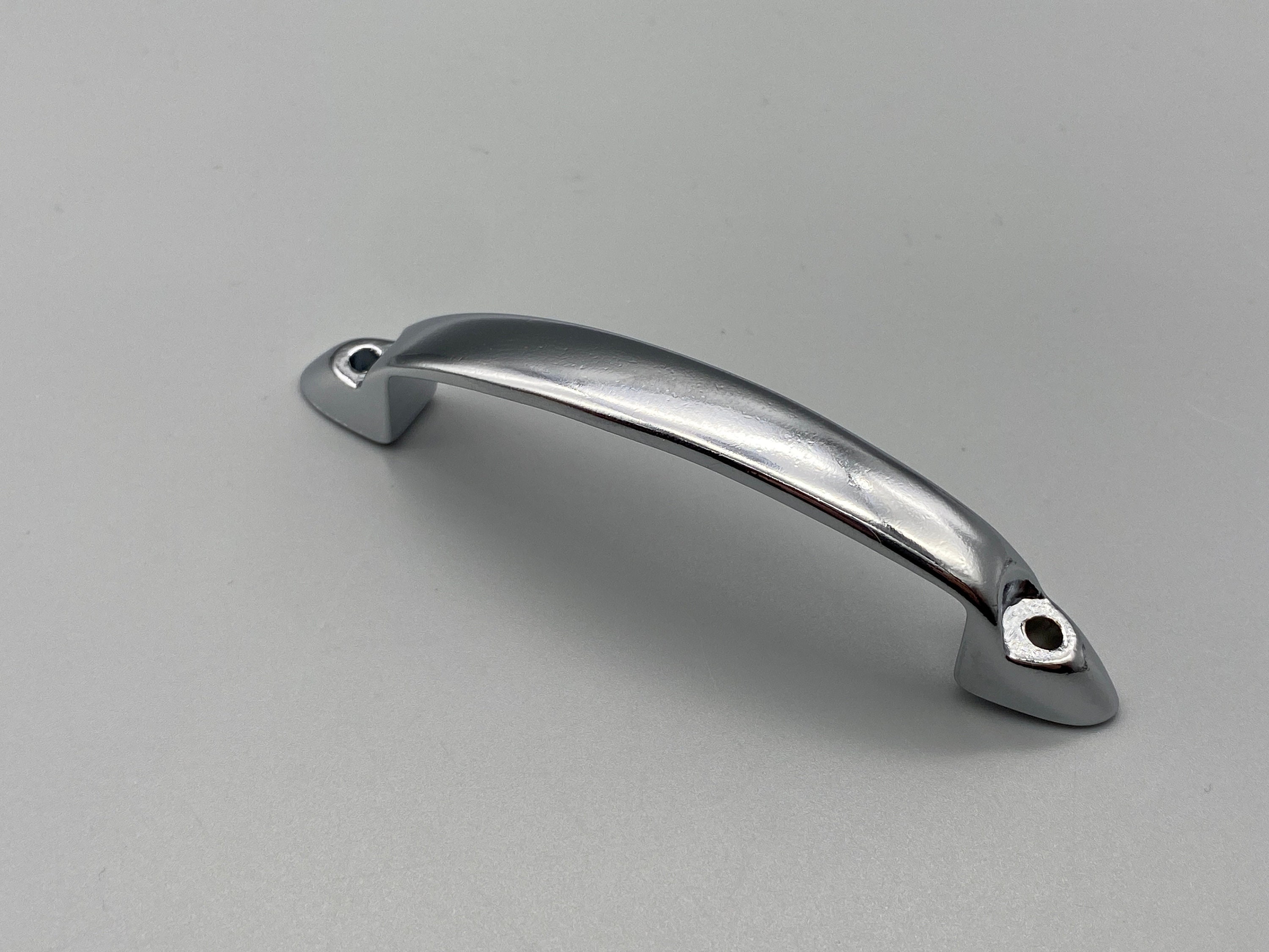 Sleek Contemporary D-shaped Handles Back Fix Bright Chrome | Etsy