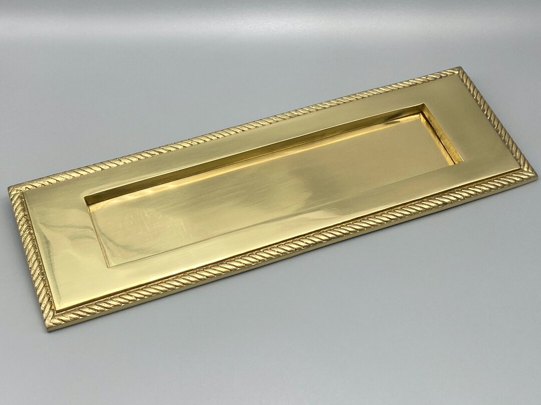 Solid Brass Georgian Style Letter Plate 275mm 11 X 3 34 - Etsy
