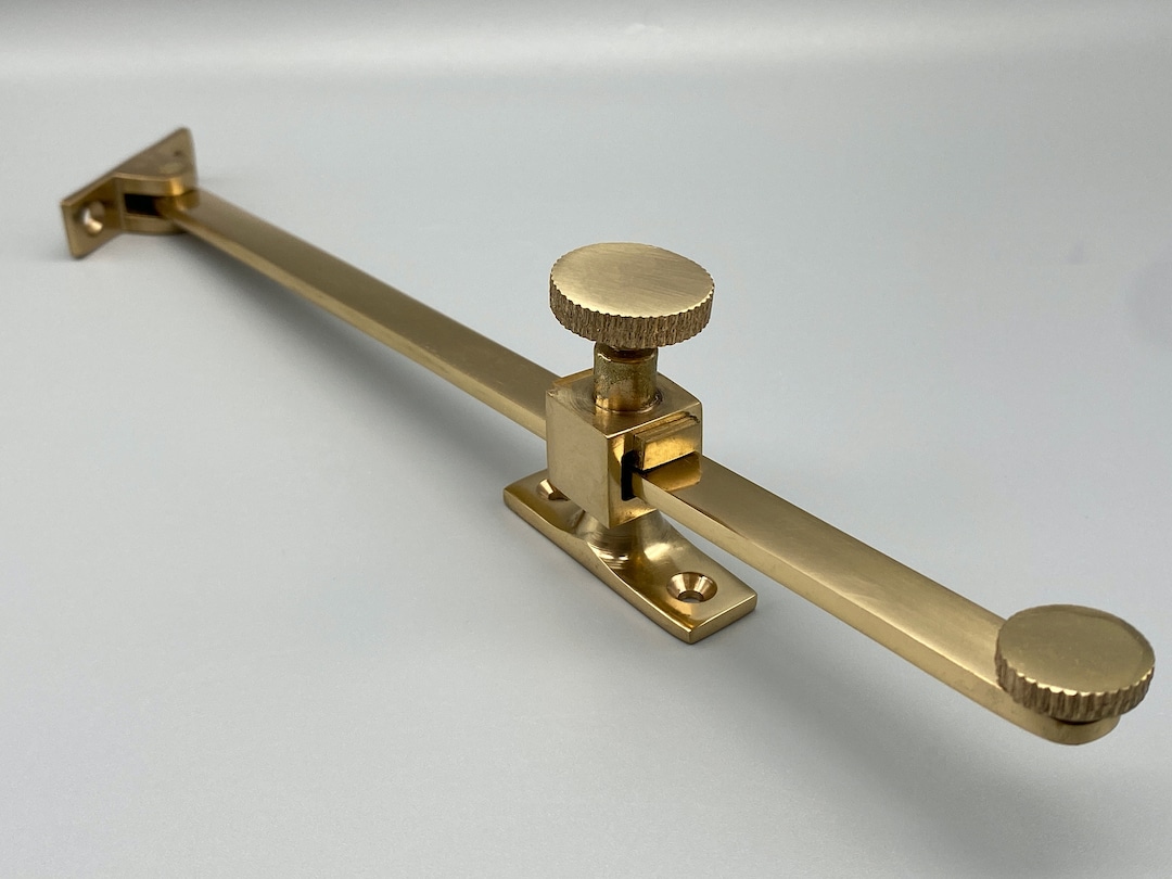 Solid Brass Victorian Brass Sliding Casement Stay Adjustable Style ...