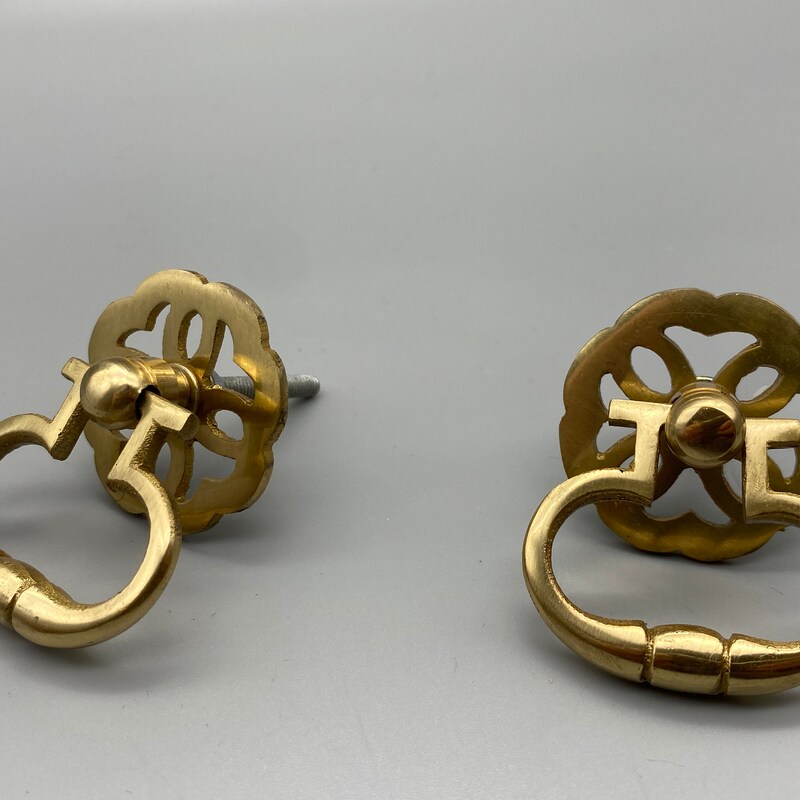 Solid Brass Drawer Pulls - Etsy