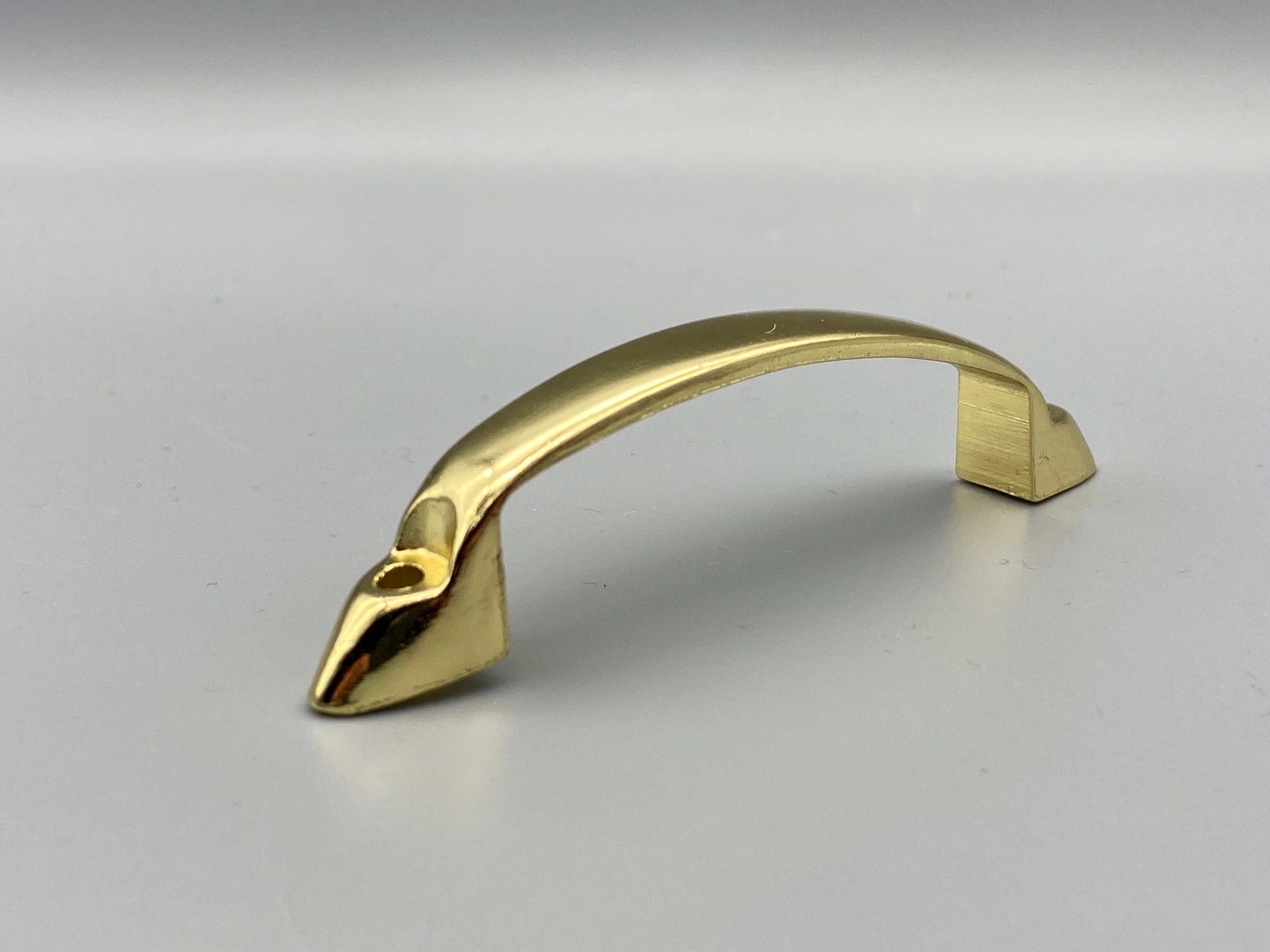 Sleek Contemporary D-shaped Handles Back Fix Bright Chrome | Etsy