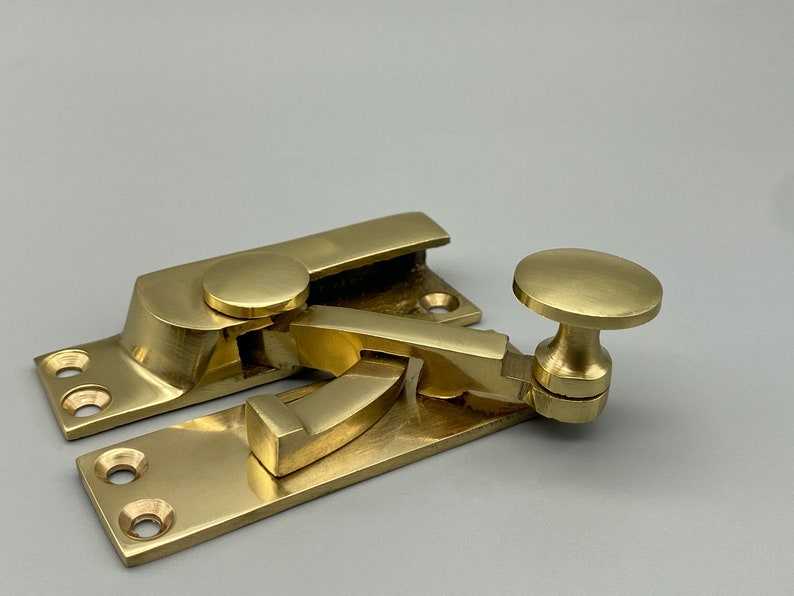 Solid Brass Sash Fastener Arms Pivot Rotating Arm 65mm - Etsy