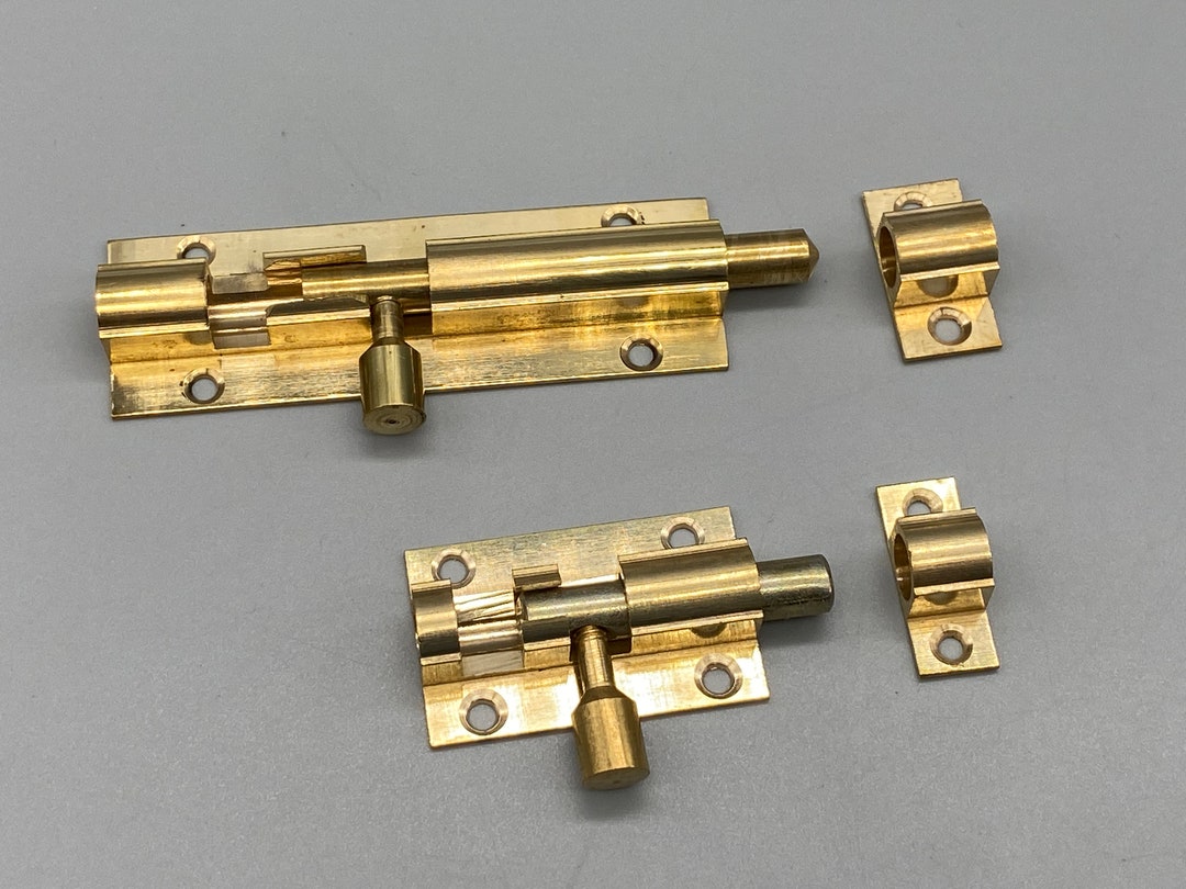 Solid Brass Door Bolt 38mm / 75mm High Quality Secure Door Bolts / Door ...