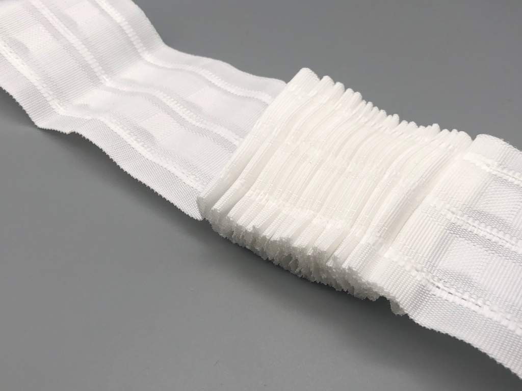 White Pencil Pleat Tape 2 Pockets 75mm 3 Inch 10meter - Etsy